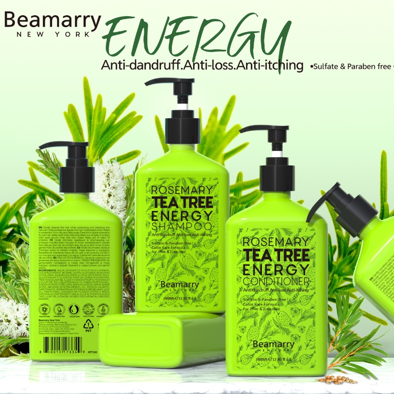 Dầu gội, Dầu xả sạch gàu, ngăn ngừa rụng tóc Beamarry - ROSEMARY TEA ...