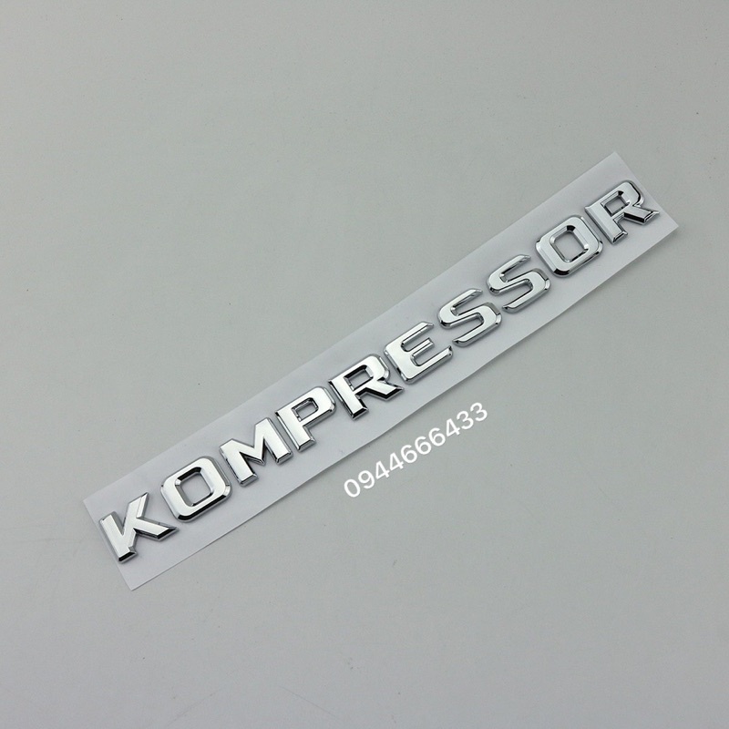 chữ kompressor , Tem mercedes kompressor , Logo kompressor | Shopee ...