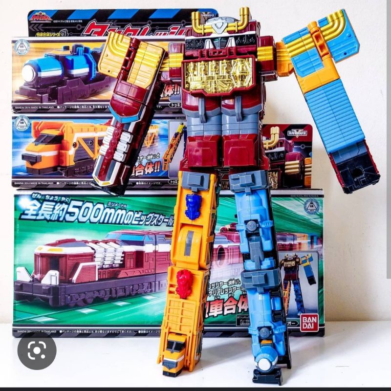 Ressha Sentai ToQger Mô Hình Đồ Chơi Siêu Nhân Hoả Xa DX Bandai Chính ...