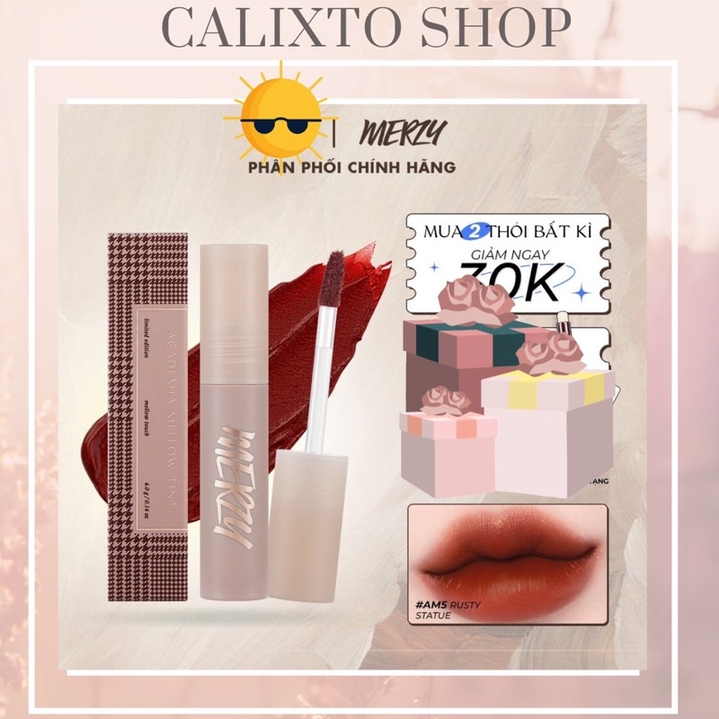 [NEW] Son Kem Lì Merzy Academia Mellow Tint 4g | Shopee Việt Nam