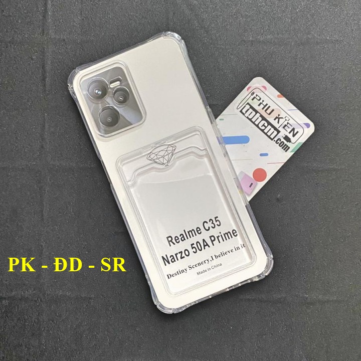 Ốp Lưng Realme C35 - Narzo 50A Prime Dẻo Trong Chống Sốc Đựng Card ...