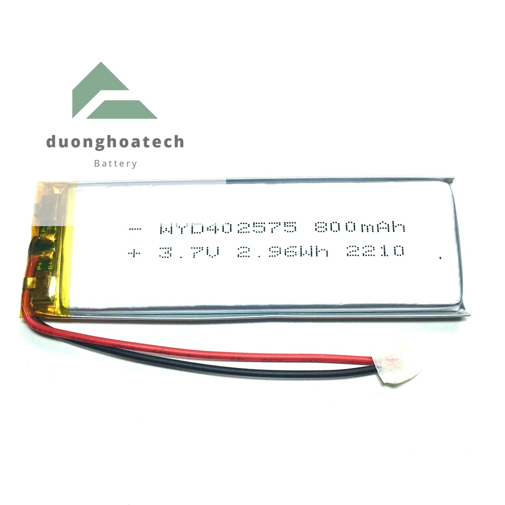 Pin Li-Po Lithium Polymer 3.7V Dung Lượng 800mAh 4x25x75mm Dùng Cho Tai ...