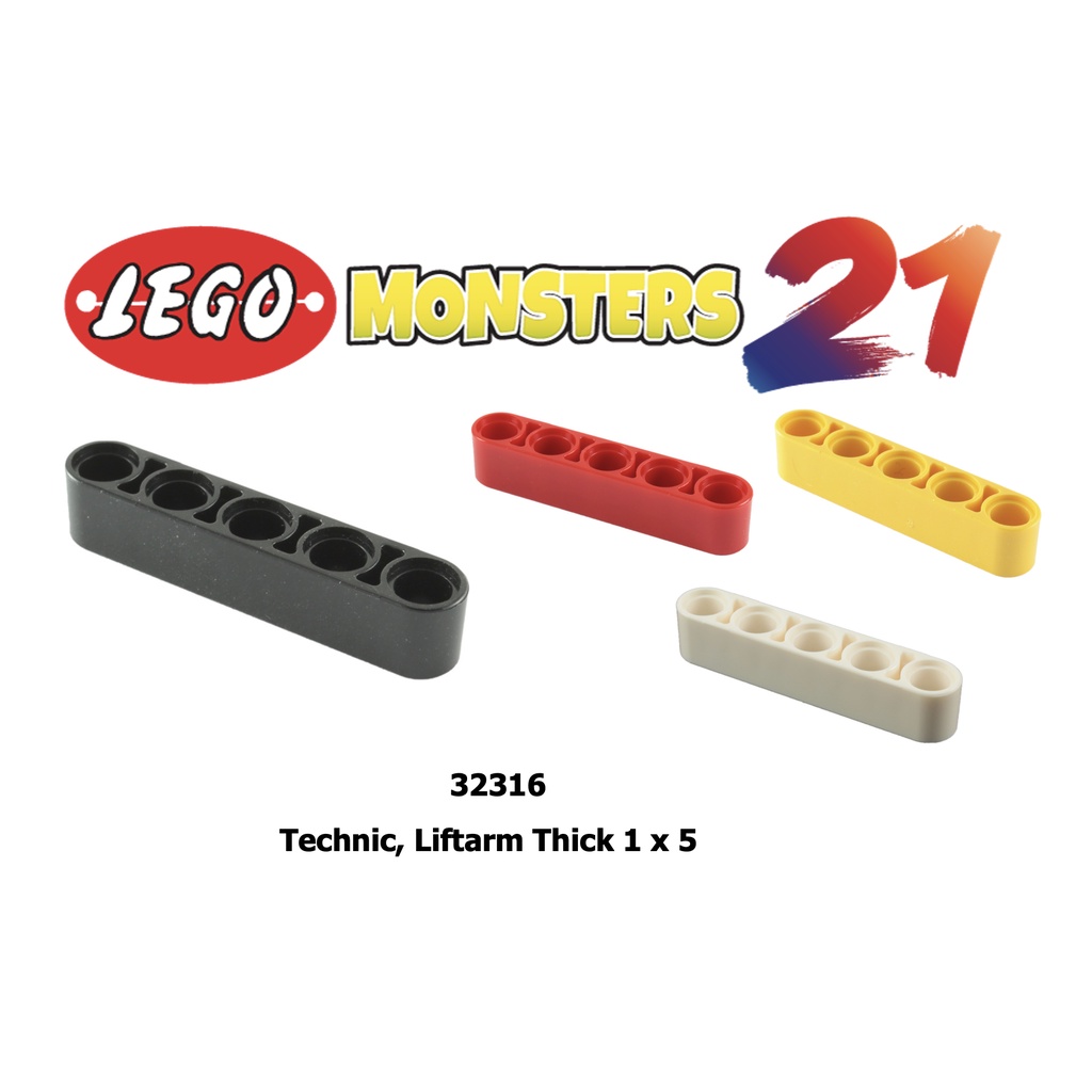 [1 cái]-Lego chính hãng, Chi tiết kỹ thuật, Thanh Dày 1 x 5- ID 32316 ...