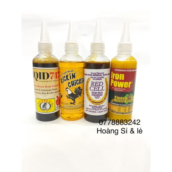 Kickin Chicken, Red Cell, Iron Power, Liquid 747, Liquid B12 - K dành ...