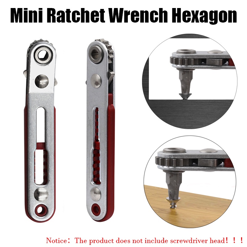 1 Chiếc Cờ Lê Vặn Đa Hướng Mini Torx Hex Hai Đầu 1 / 4 "(6.35mm ...