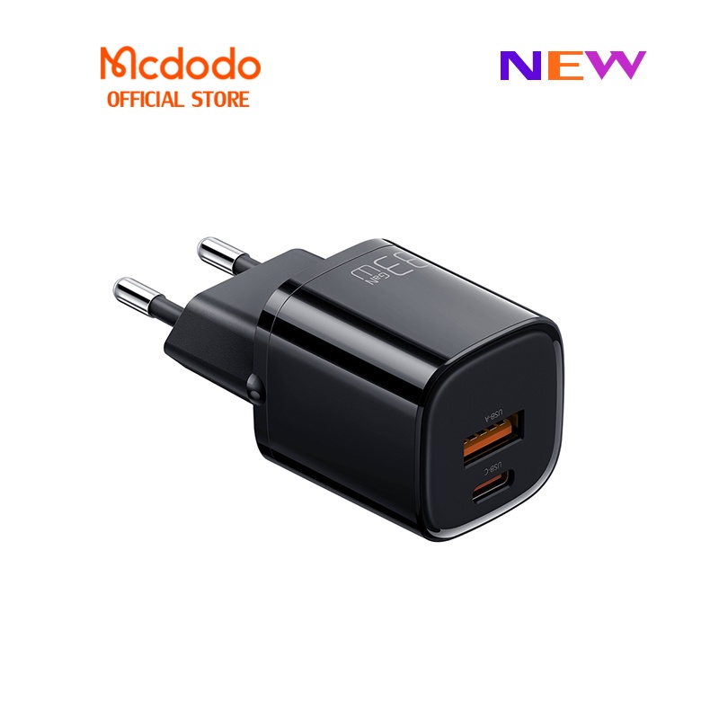 Củ sạc pin điện thoại MCDODO CH-015/008 xoay chiều GaN 33W USB QC PD Type C 27W/ 30W/ 33W ...