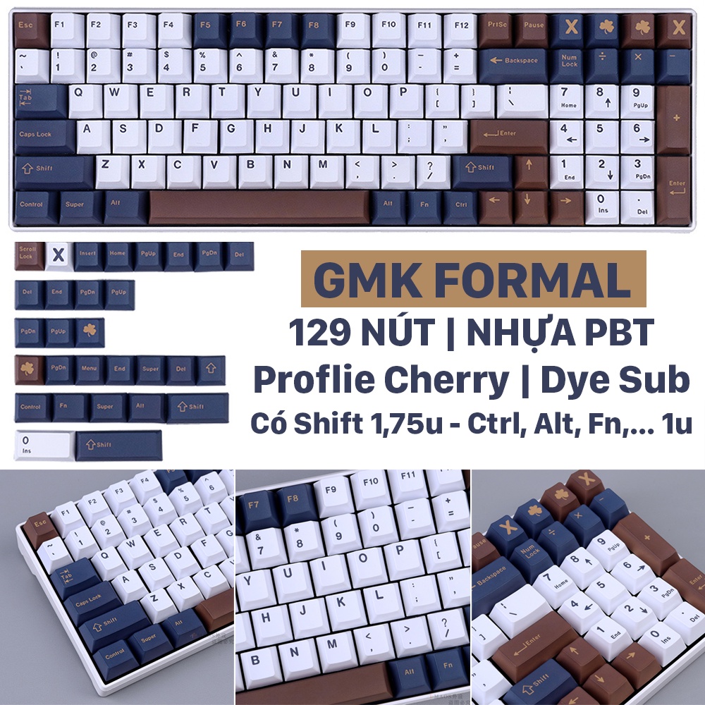 Keycap GMK Profile Cherry, XDA nhựa PBT cao cấp in Dye Sub sắc nét ...