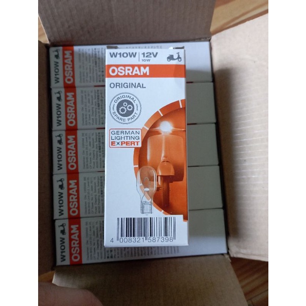 Bóng đèn xi nhan trắng OSRAM T13 cho xe wave, sirus, viva,... | Shopee Việt Nam