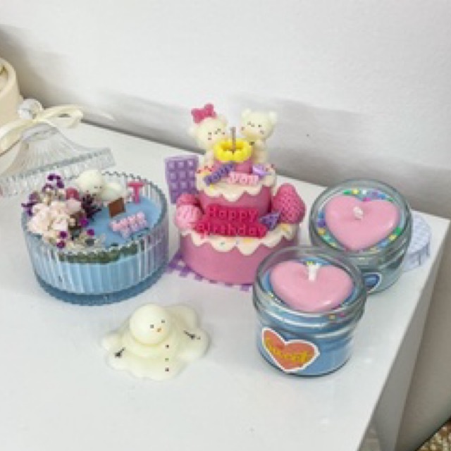 Nến bánh gato 2 tầng | Hoi Hoi project | Shopee Việt Nam