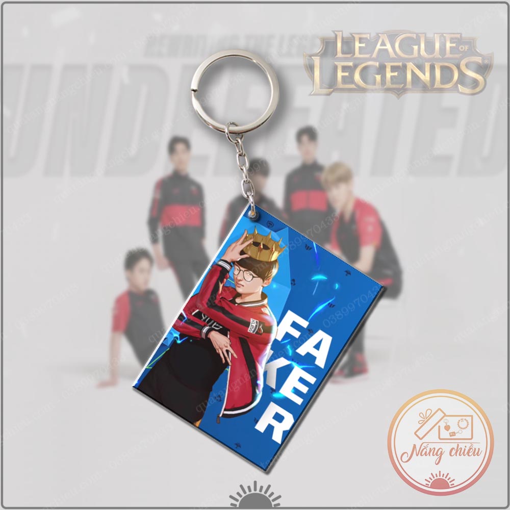 Móc khóa chibi Faker Dày In Sắc Nét 2 Mặt, Huyền Thoại T1 | Shopee Việt Nam