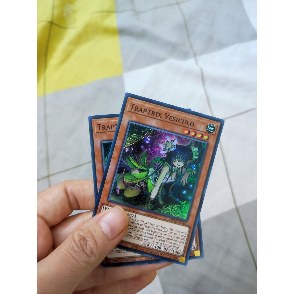 [Yugioh Funny Shop] 1 lá thẻ bài Traptrix Vesiculo - MP22-EN063 - Super ...
