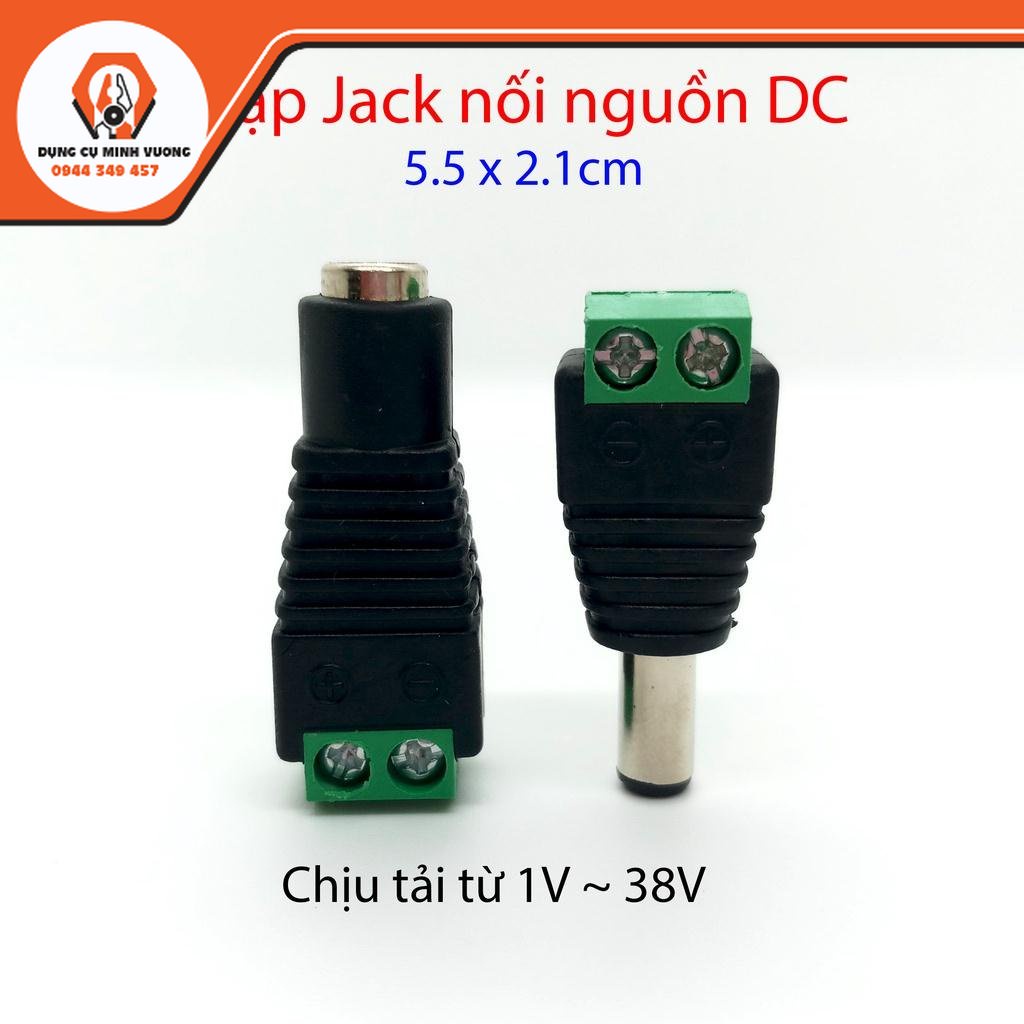 Dc,Jack dc nối nguồn đực - cái,giắc nguồn dc vặn vít nối cấp nguồn thiết bị từ 1v - 40v | Shopee ...