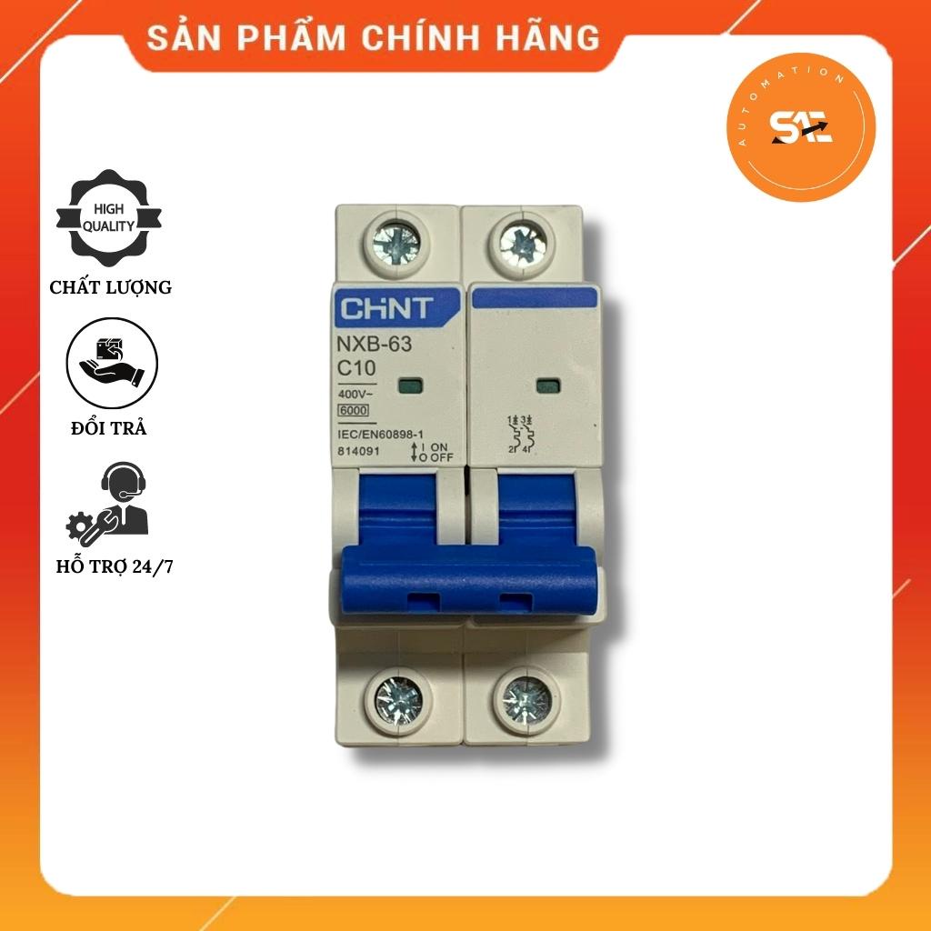 Aptomat CHINT 2 pha 10A NXB 2P cầu dao tự động hãng CHINT ELECTRIC hàng chính hãng | Shopee Việt Nam
