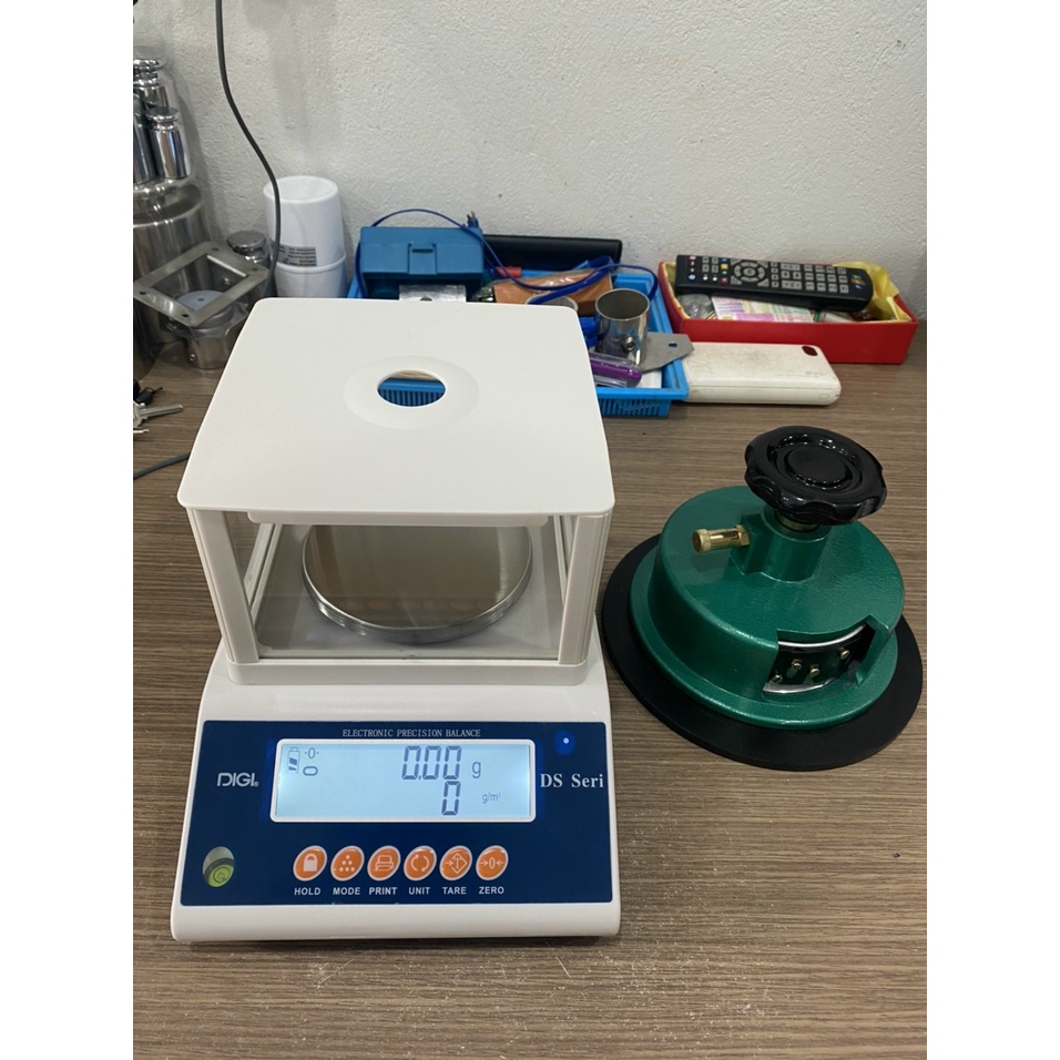 Cân điện tử Digi DS 3 số lẻ, dùng trong ngành mủ, thí nghiệm, cân vàng ...