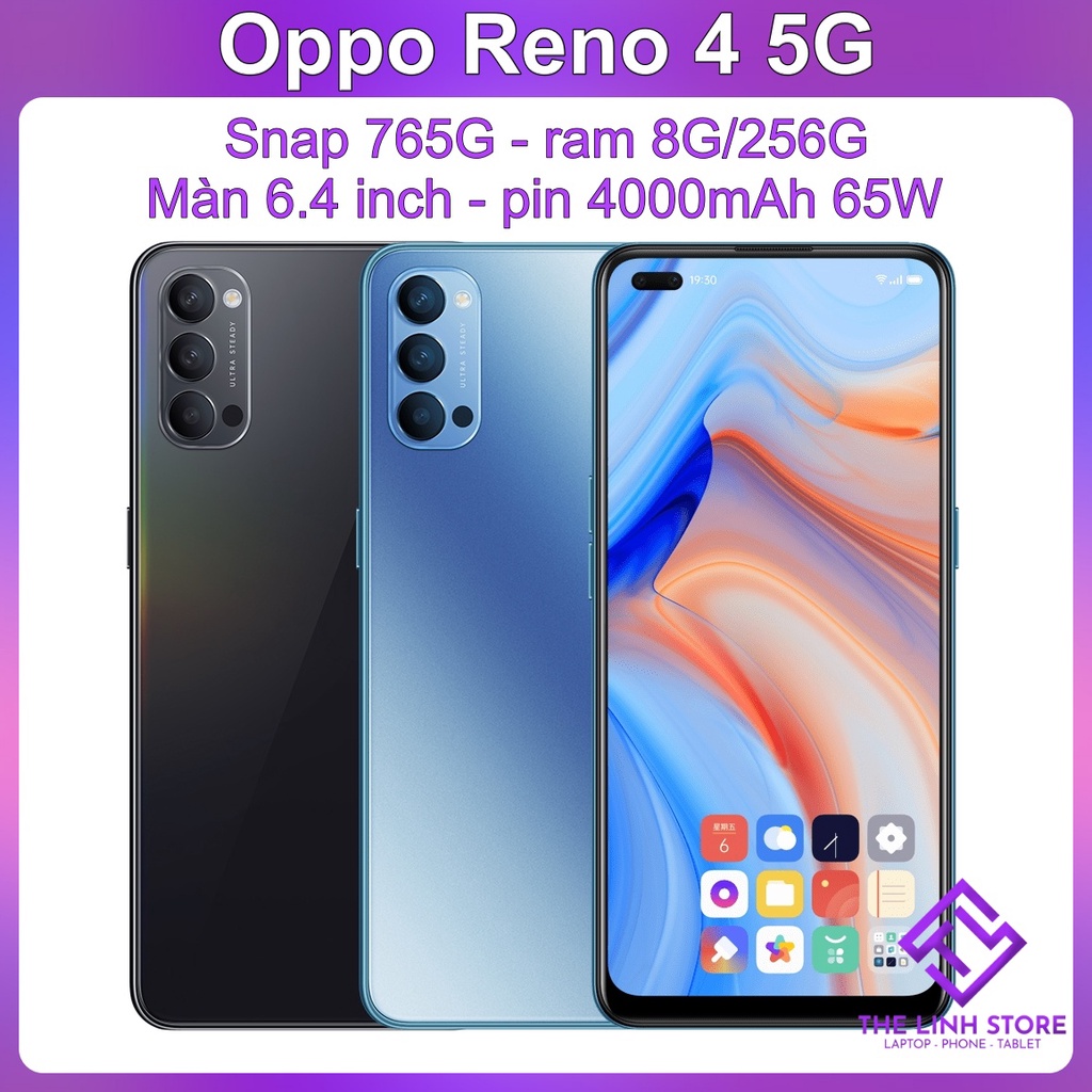 Điện thoại Oppo Reno 4 5G ram 8G 256G - Snap 765G màn 6.4 inch | Shopee Việt Nam