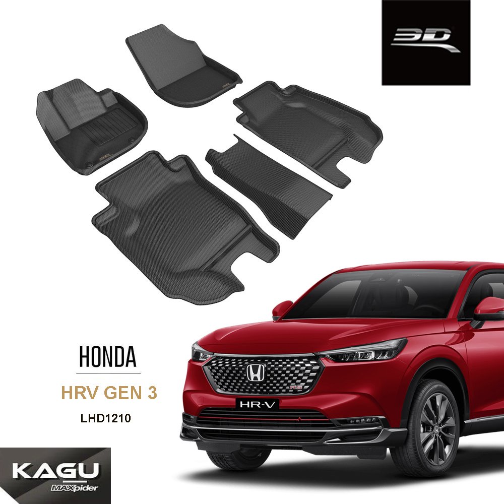 Thảm sàn ô tô 3D HONDA HRV 2022_2023+ (LHD1210) | Shopee Việt Nam