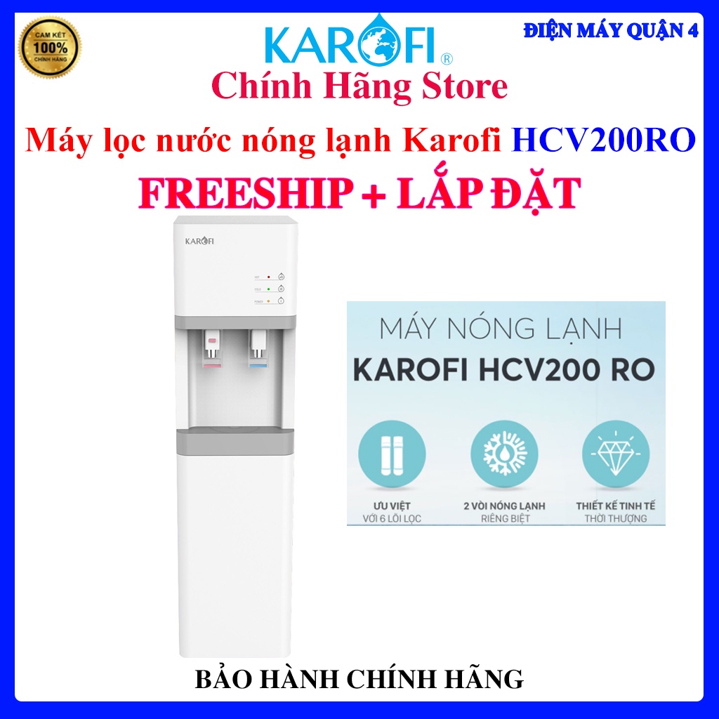Máy lọc nước nóng lạnh Karofi HCV200RO | Shopee Việt Nam