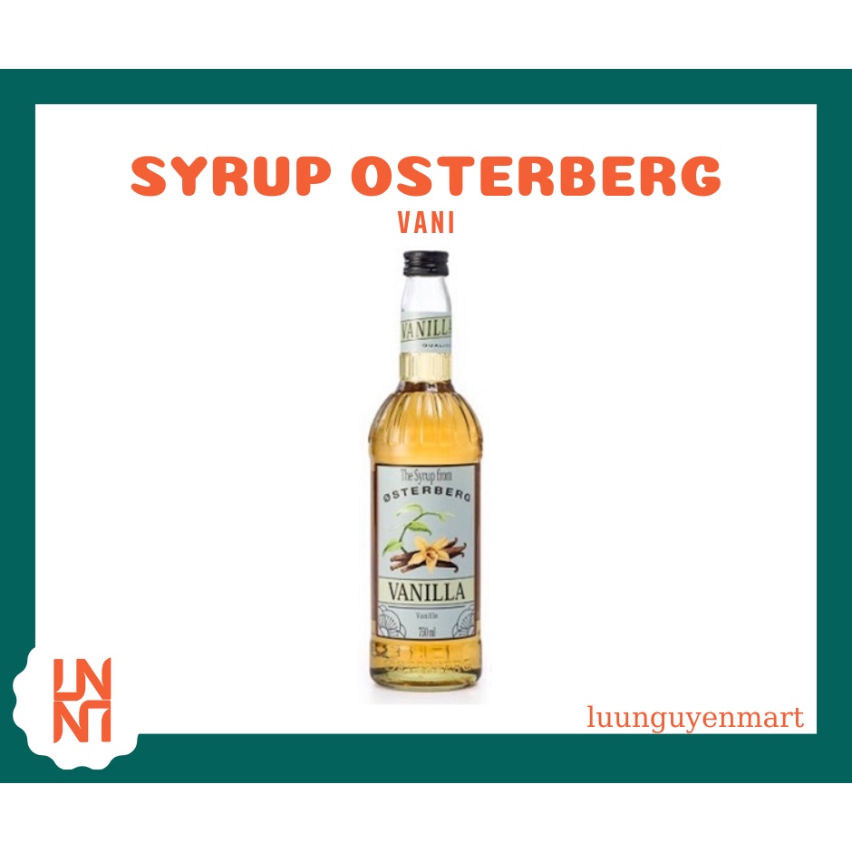 Siro/ Syrup Osterberg Vani 750ml | Shopee Việt Nam