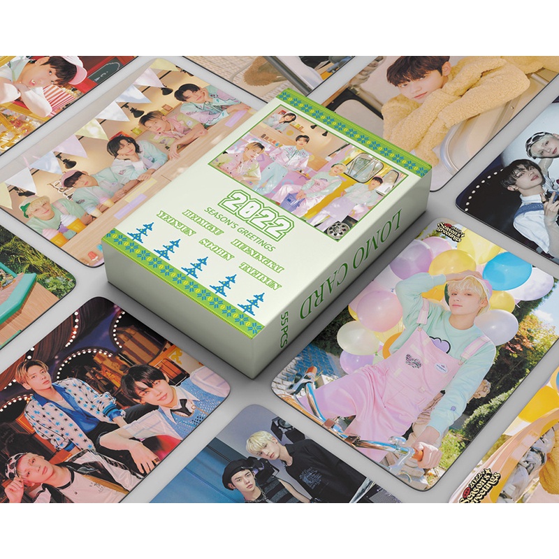 55pcs/box TXT Photocards 2022 season's greetings Album LOMO Card Postcard ((In STOCK) Kpop fan ...