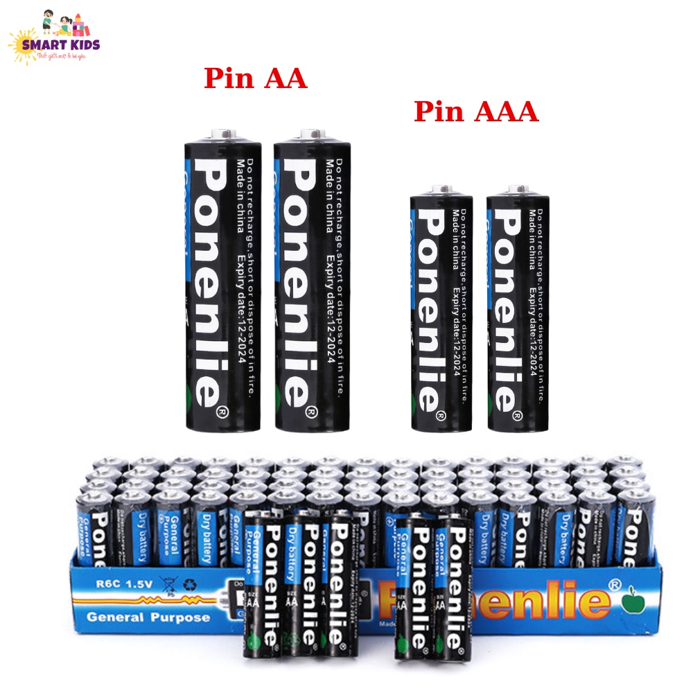 PIN Tiểu AA/AAA Pin Đũa Dung Lượng Cao, Pin Lắp Đồ Chơi Trẻ Em, Đồng Hồ ...