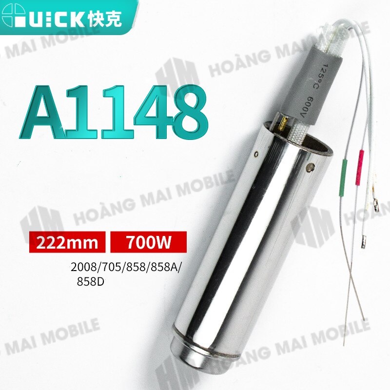 Ruột, lõi nhiệt, sợi đốt Quick A1148 chính hãng cho khò Quick 2008/858 ...