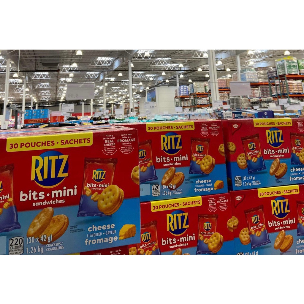 Hộp 30 Gói Bánh Ritz Bits Cheese Mini Phô Mai Mỹ 1.26kg | Shopee Việt Nam