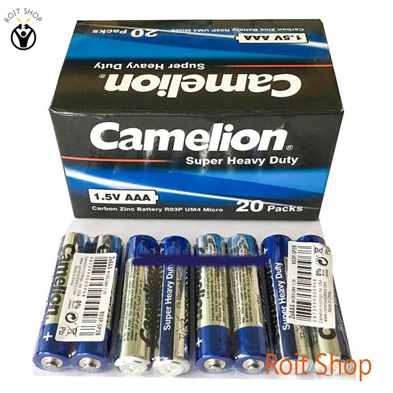 Pin Tiểu Camelion - Hộp 40 Viên Pin Camelion AAA và AA (1.5V) Super ...
