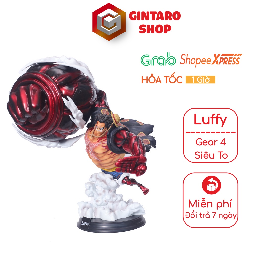 Mô hình Luffy Gear 4 phiên bản tay siêu to cực kỳ chi tiết, Mô hình One ...