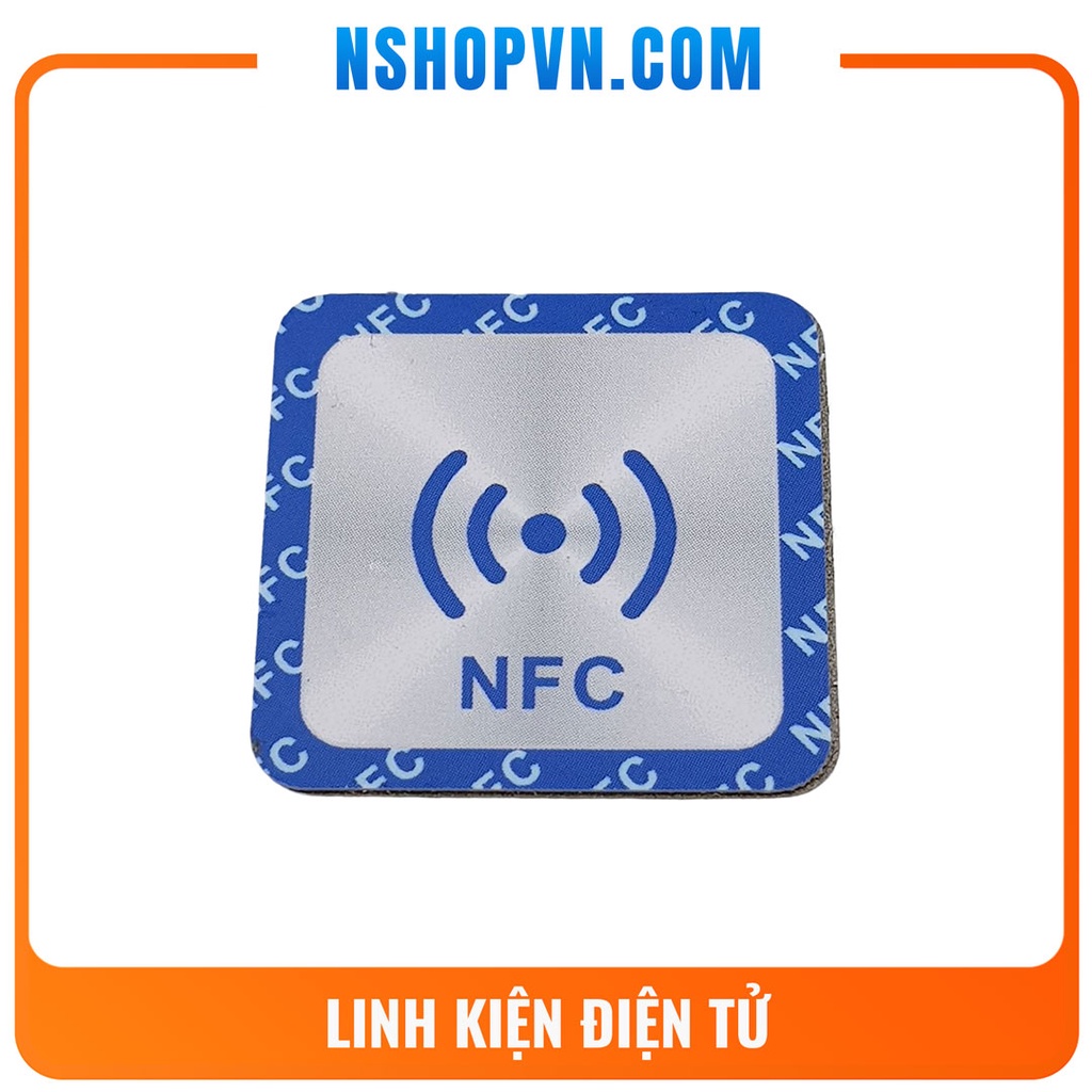 Thẻ dán NFC Ntag 215 (504 Byte) miếng dán cảm ứng sao chép bằng điện ...