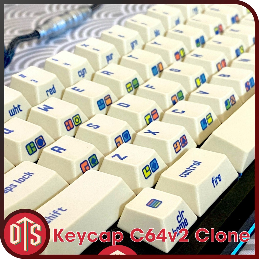 Keycap C64 v2 Clone | Nút bàn phím cơ cho bàn phím | F64v2 | Profile ...