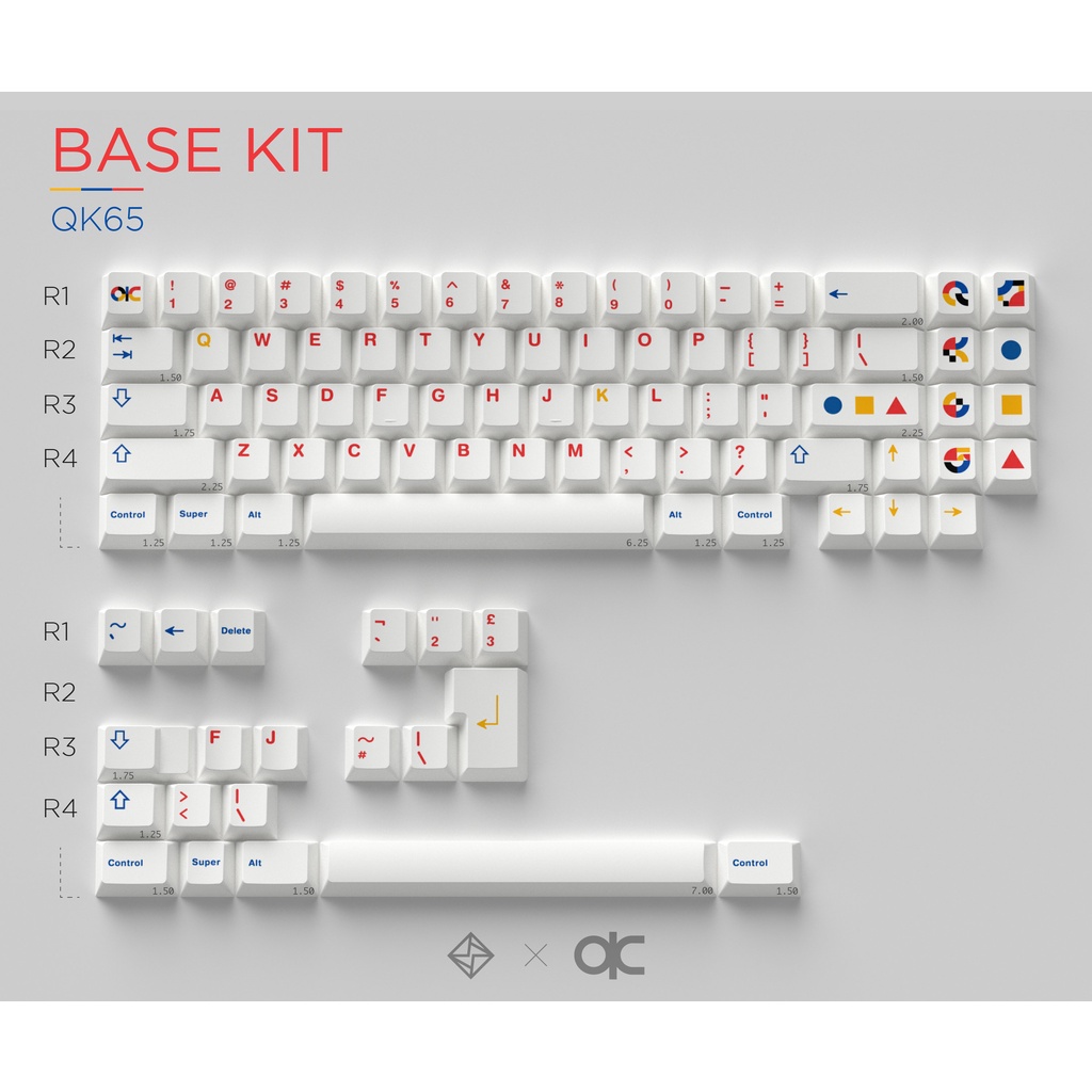 Keycap QK65 - Bộ keycap PBT chất lượng cao - layout 65% | Shopee Việt Nam