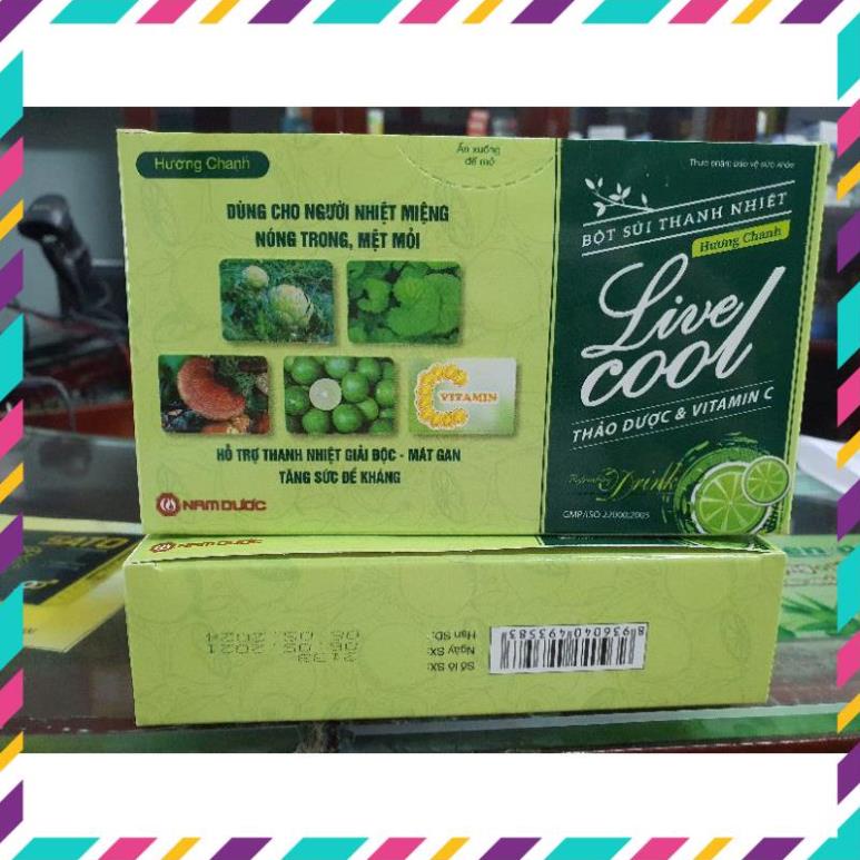 BỘT SỦI LIVE COOL THANH NHIỆT HỘP 10 GÓI | Shopee Việt Nam