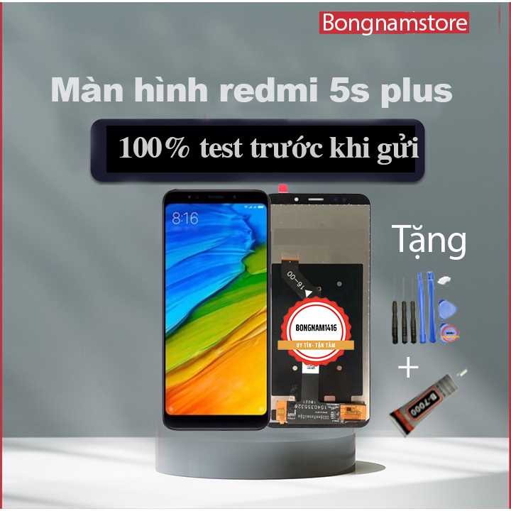 Màn hình thay thế cho redmi 5s plus tặng kèm bộ sửa và keo dán b7000. | Shopee Việt Nam