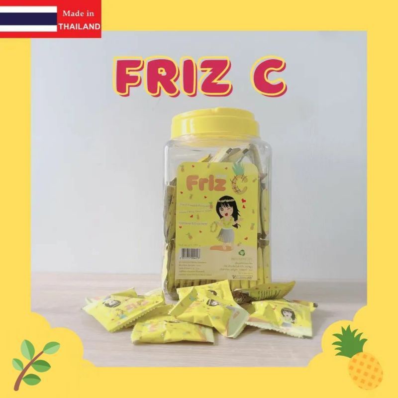 Combo 10 gói viên ngậm Friz C 5 vị. Vita C Glucose vị cam, chanh, nho ...