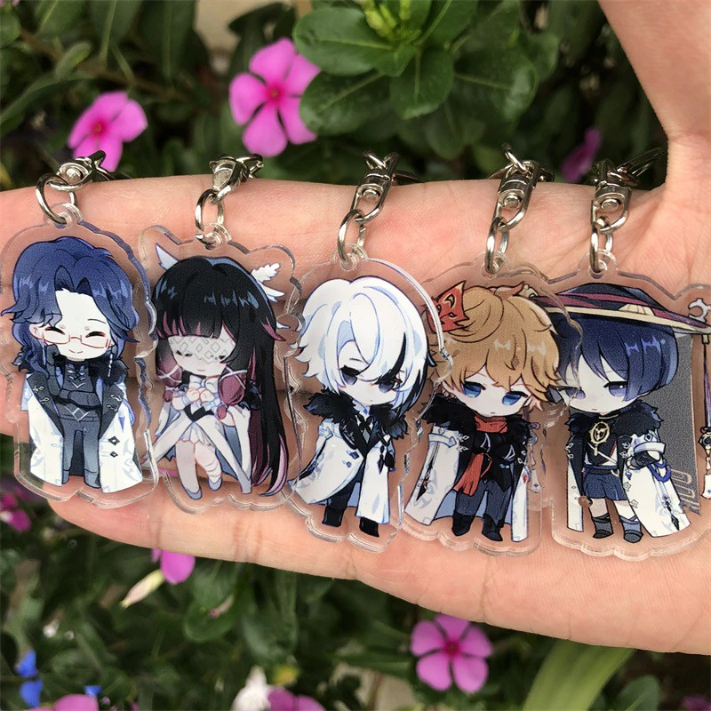 ( Mica trong acrylic ) Móc khóa game GENSHIN IMPACT ver ĐỨNG - FATUI ...