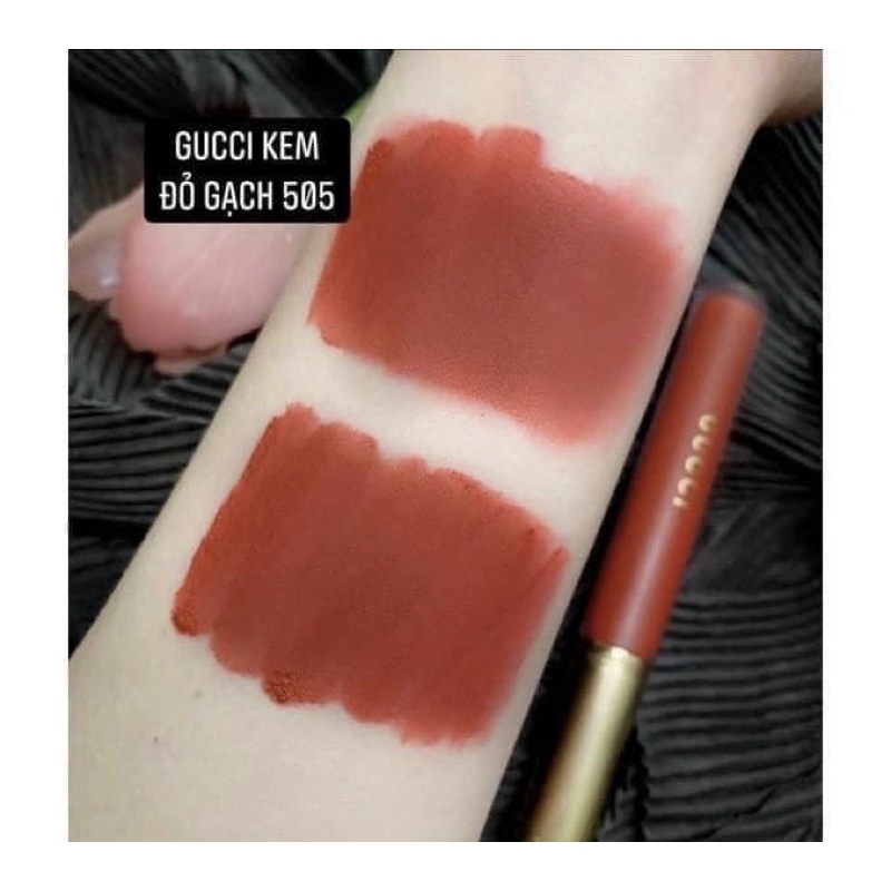 [CHUẨN AUTH ĐỦ BILL] Son Kem Lì Gucci Liquid Matte 208 505 They Met in ...