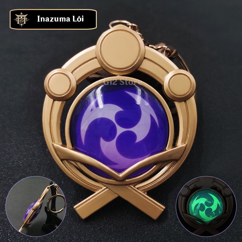 [MỚI FONTAINE] Móc khóa mô hình Vision Nguyên tố game Genshin Impact ...