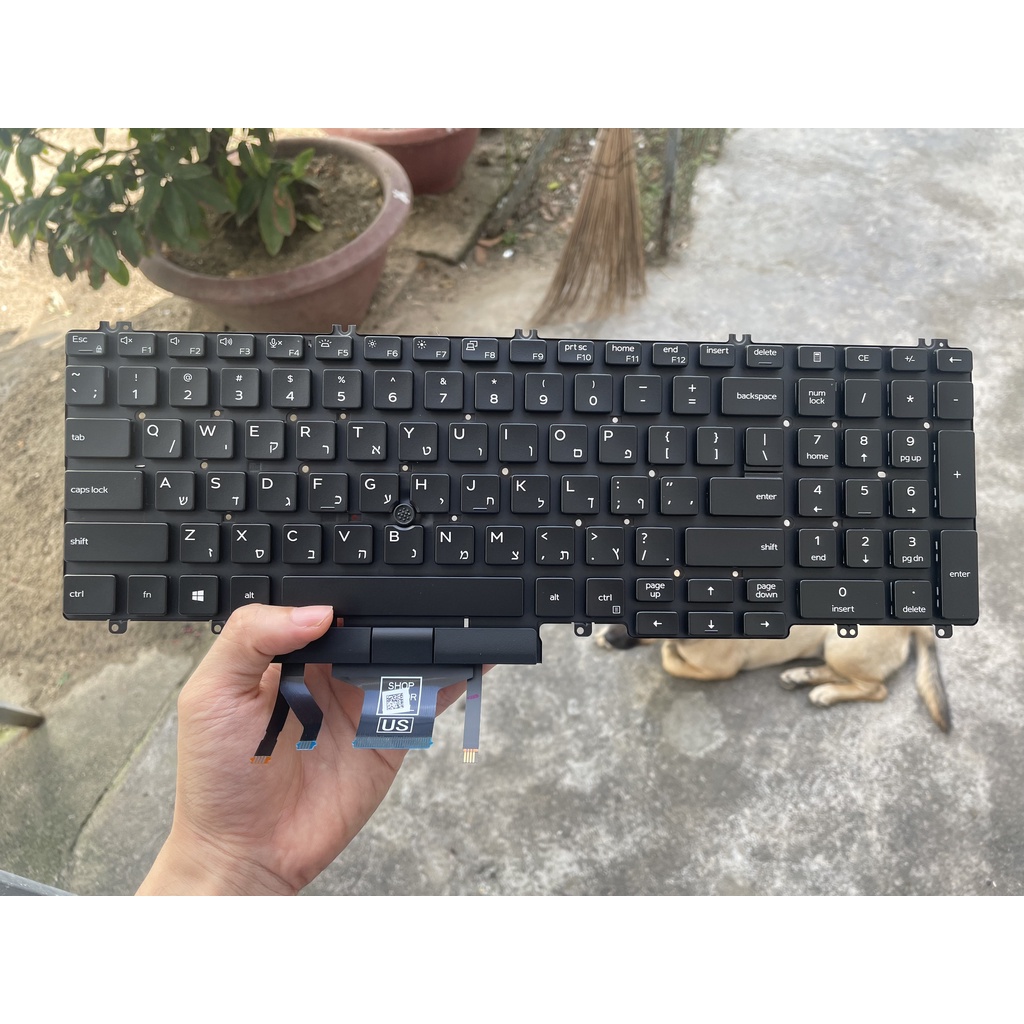 Bàn phím Original Dell Latitude 5500 5501 5511 5510 Precision 3541 3540 ...