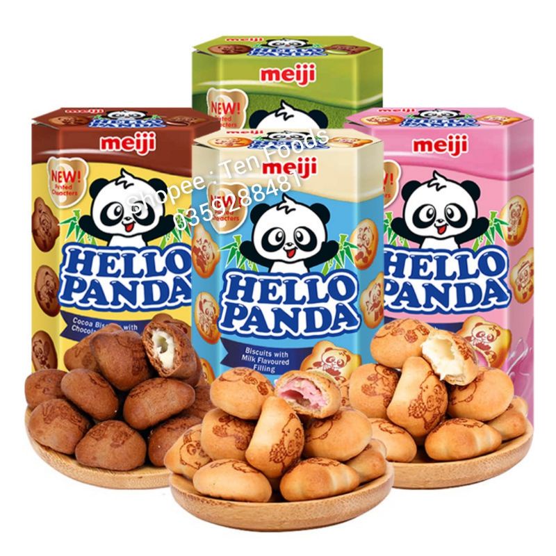 Bánh Gấu Socola Hello Panda 68g / Bánh Gấu Nhân Bơ | Shopee Việt Nam