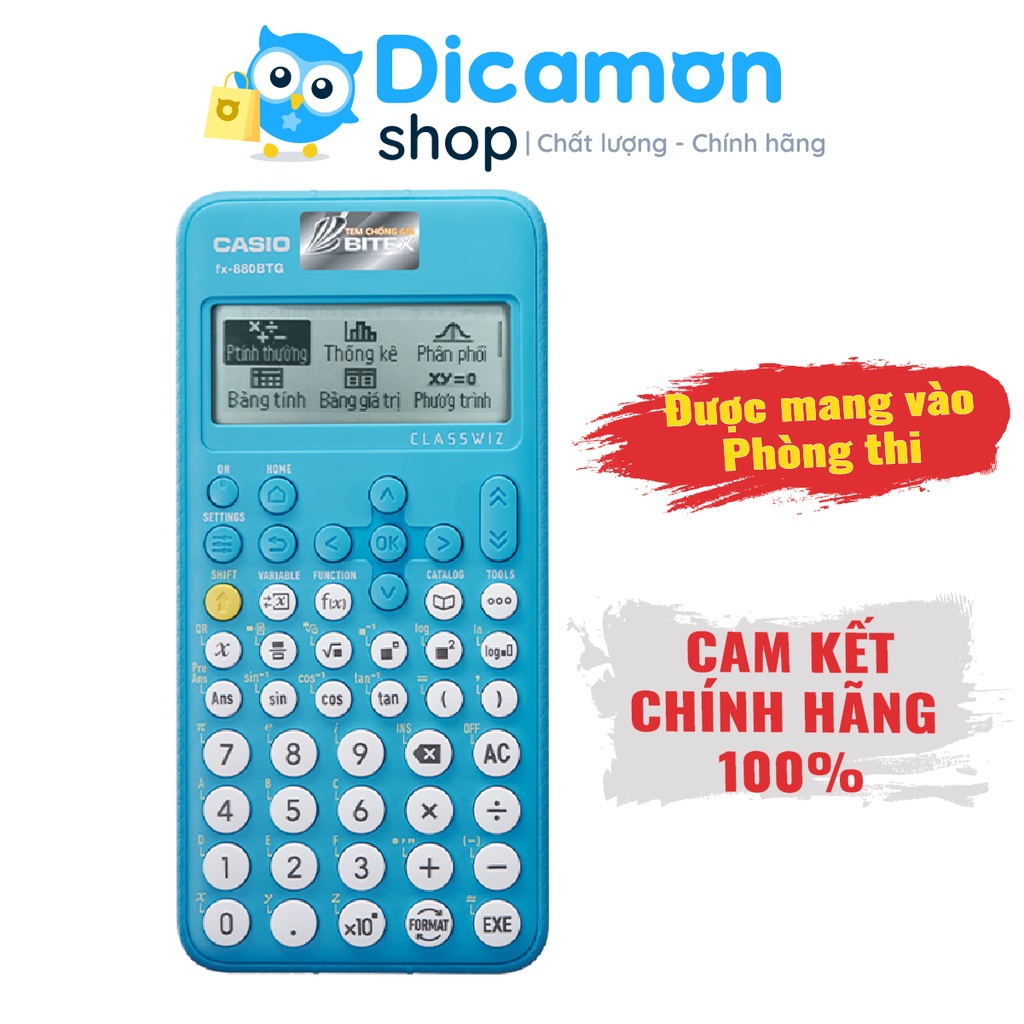 Máy tính Casio 880, máy tính FX-880-BTG đời mới chính hãng Dicamon Shop ...