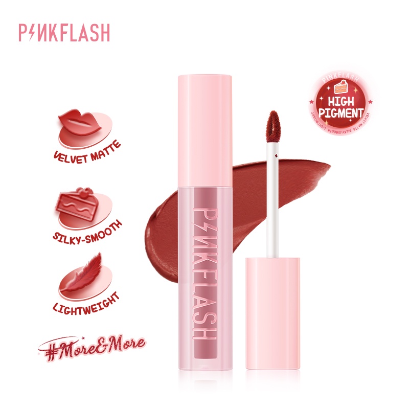 Son tint PINKFLASH Fall Into Velvet trọng lượng nhẹ 10g chống nước | Shopee Việt Nam