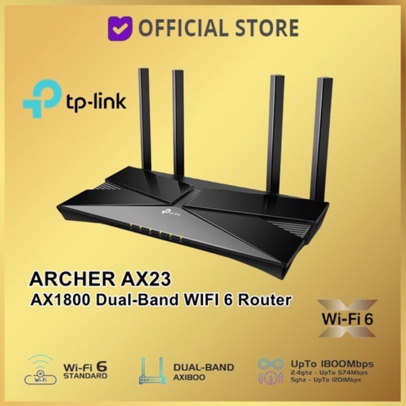 Router Wi-Fi 6 Băng Tần Kép AX1800 AX23 | Shopee Việt Nam