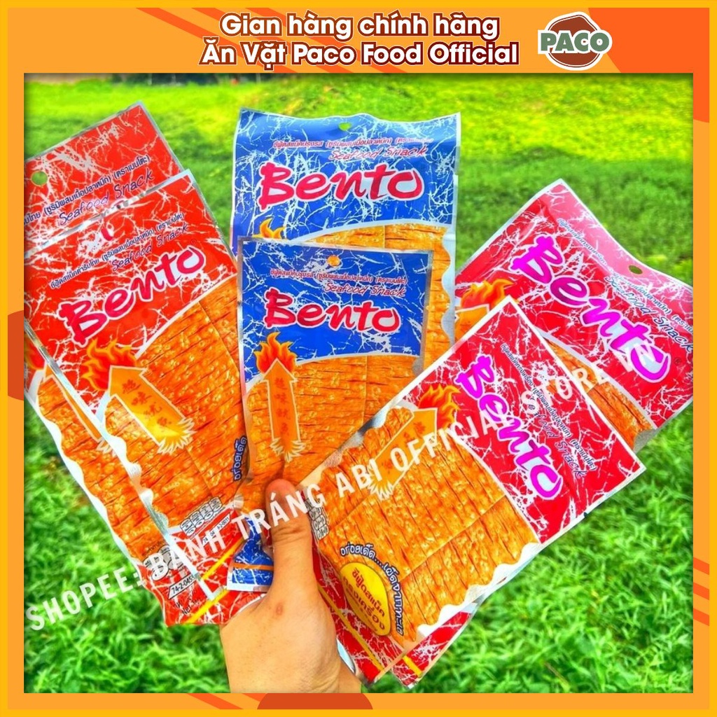 Khô Mực Bento cay Thái Lan Tẩm Vị nhiều loại sợi/xanh/đỏ/cam/tím/đen/lá ...