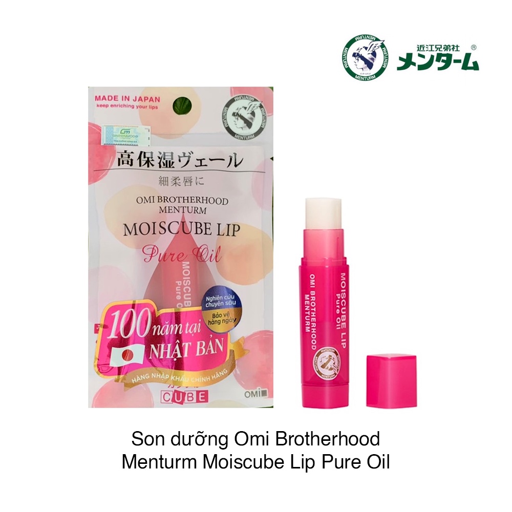 [MỚI] Son Dưỡng OMI Moiscube Lip Pure Oil ngừa thâm, dưỡng ẩm môi (4g ...