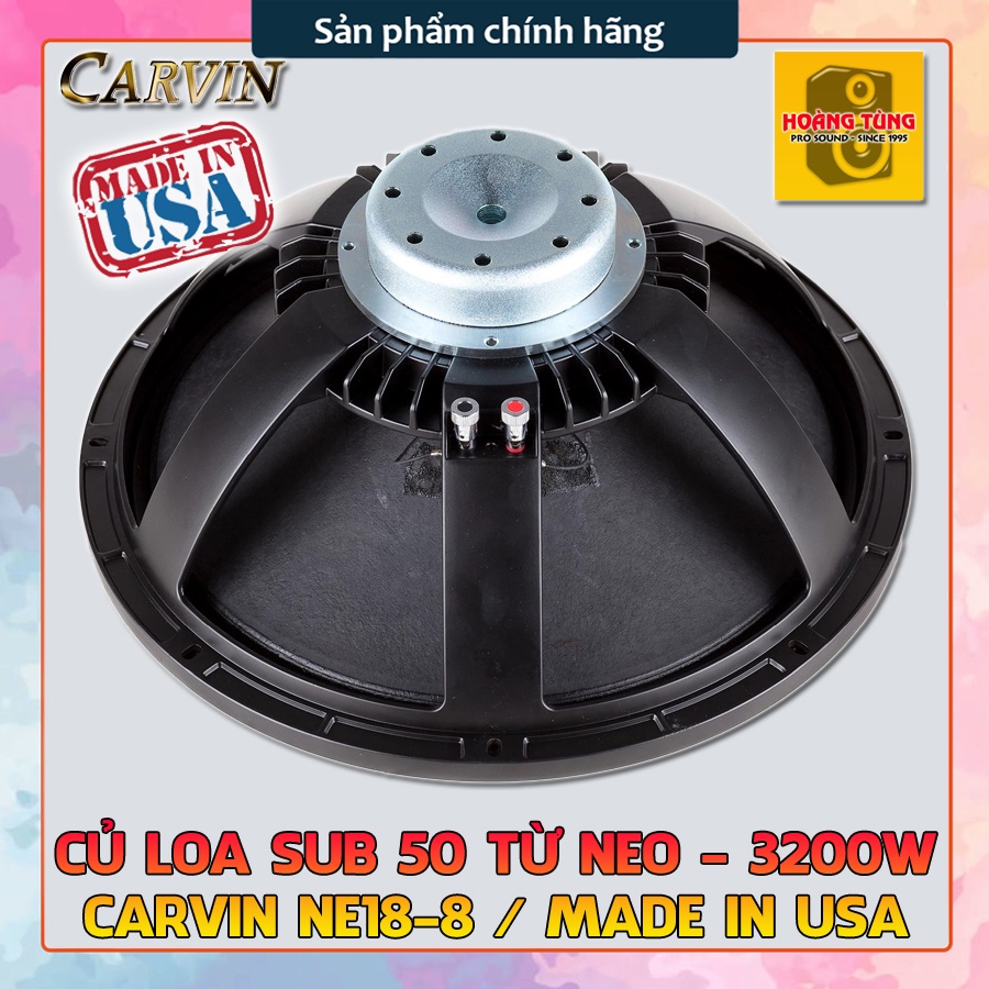 CỦ LOA BASS SUB 50 COIL 100 TỪ NEO - CARVIN NE18-8 - MADE IN USA ...