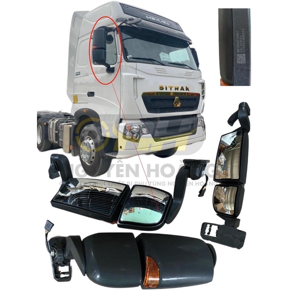 Gương chiếu hậu Howo A7/T7H/T5G | Shopee Việt Nam