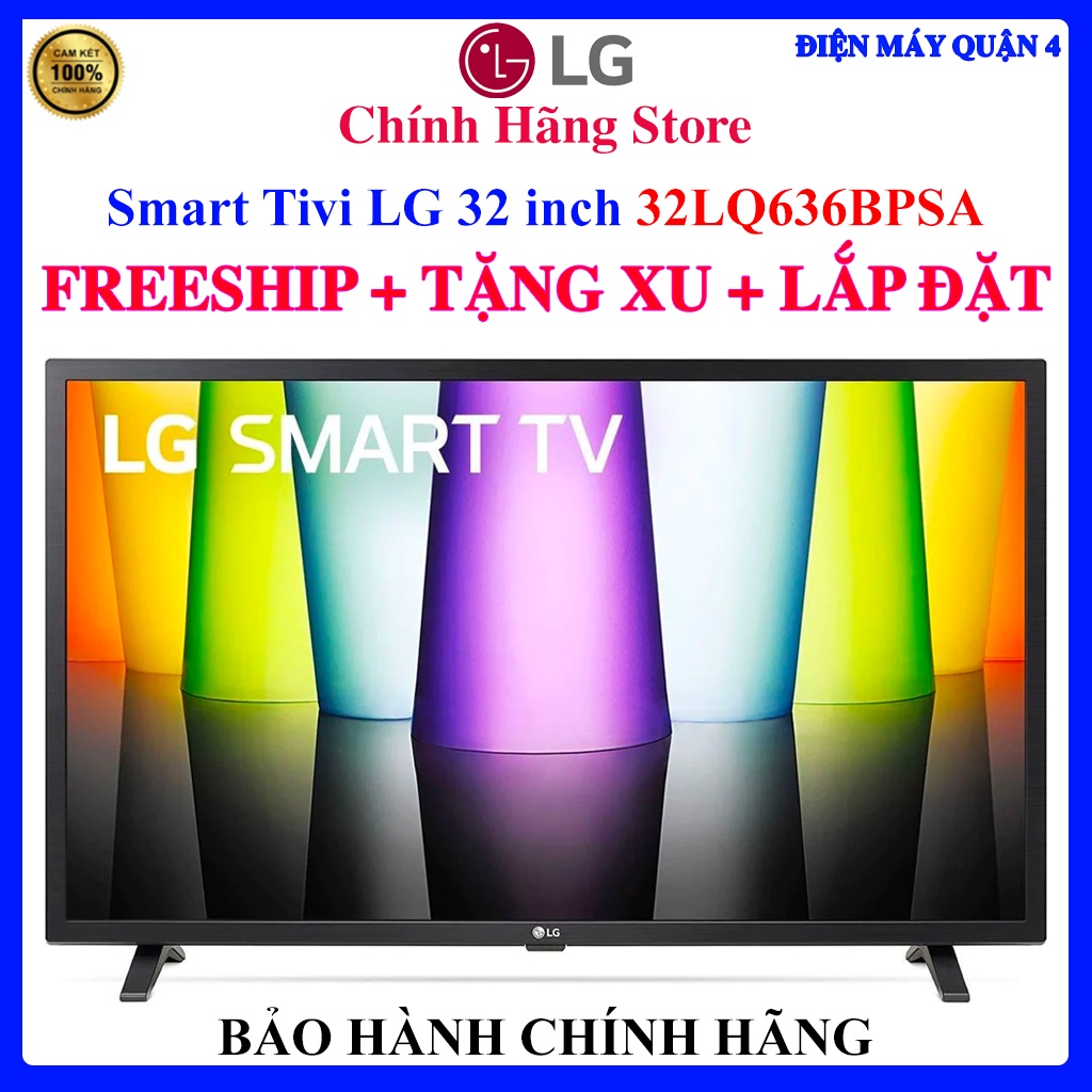 [LG 32LQ636BPSA] Smart Tivi LG 32 inch 32LQ636BPSA | Shopee Việt Nam