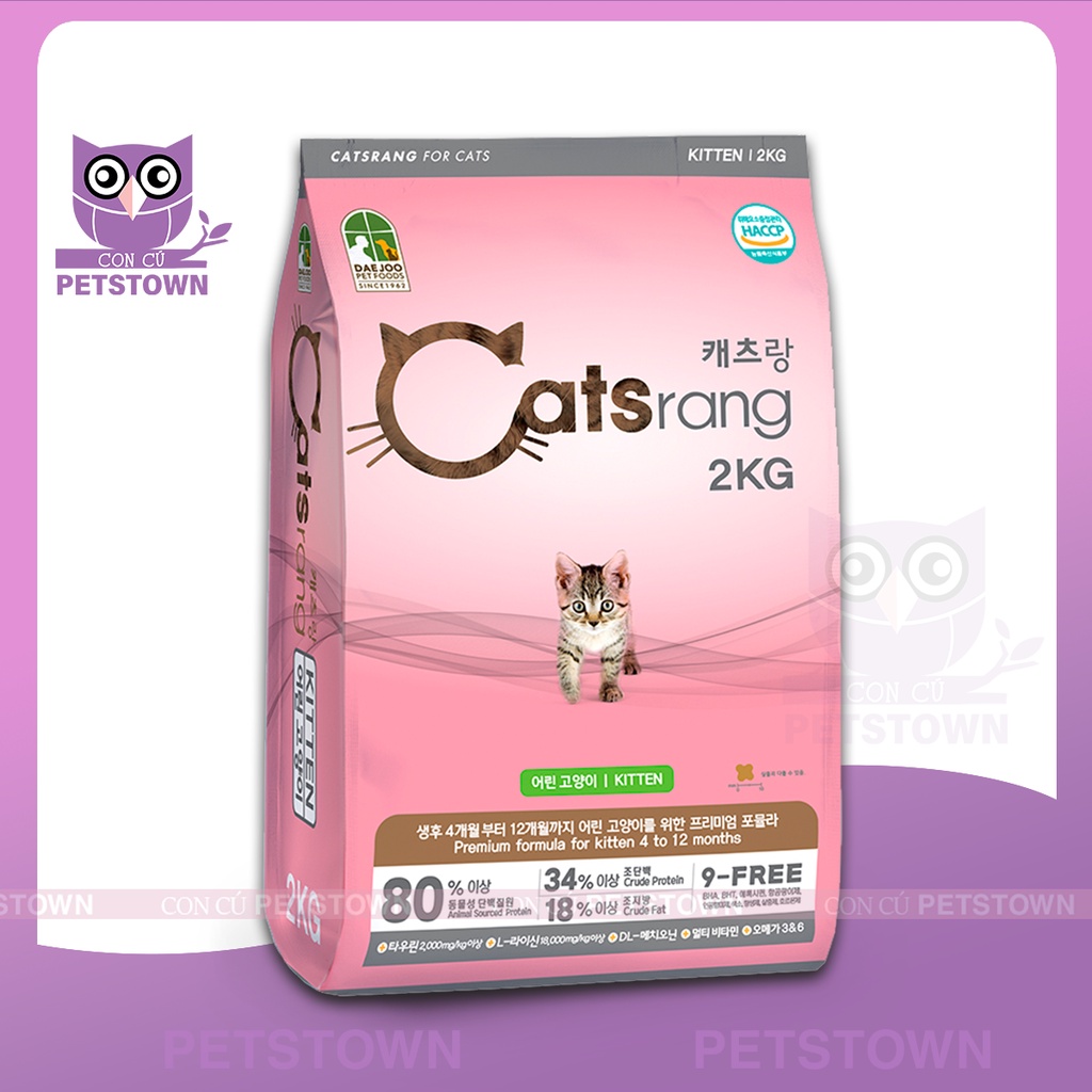 CATSRANG KITTEN - Thức ăn hạt Cho Mèo Nhỏ Catsrang nhập khẩu Hàn Quốc ...
