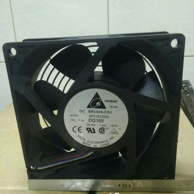 Quạt Delta AFC1512DG DG168 fan, 15cm DC 12v 1.80A | Shopee Việt Nam