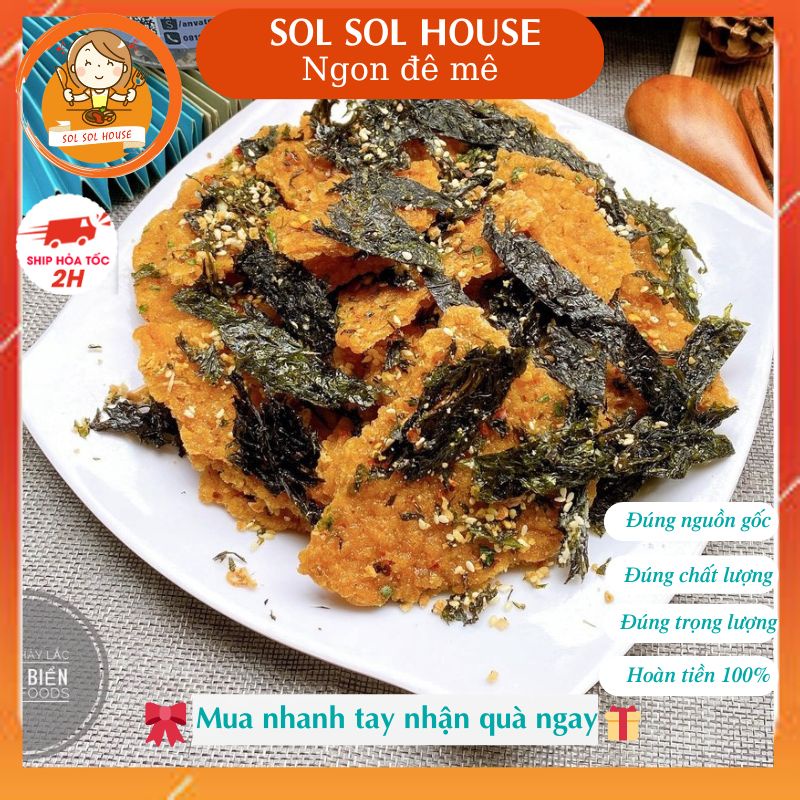 Cơm cháy rong biển giòn tan Sol Sol House đồ ăn vặt ăn là nghiền thức ...